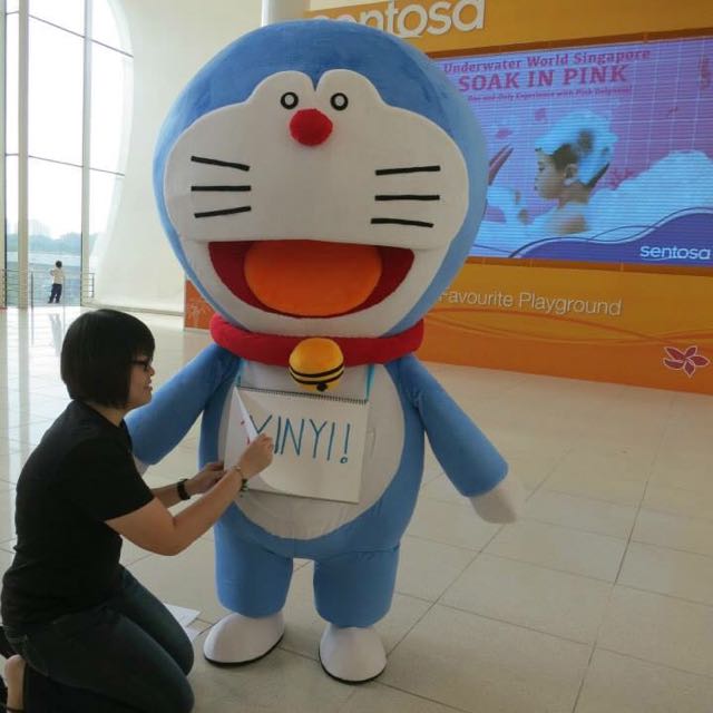 Doraemon Mascot Costume, Everything Else on Carousell
