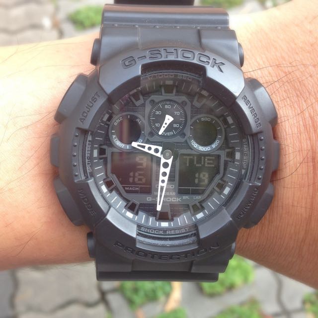 Casio Gshock Ga100-1A1 Pre-loved, Men's Fashion, Watches & Accessories ...