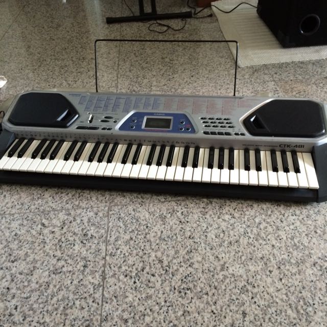 Casio Keyboard CTK-481, Hobbies & Toys, Music & Media, Musical ...