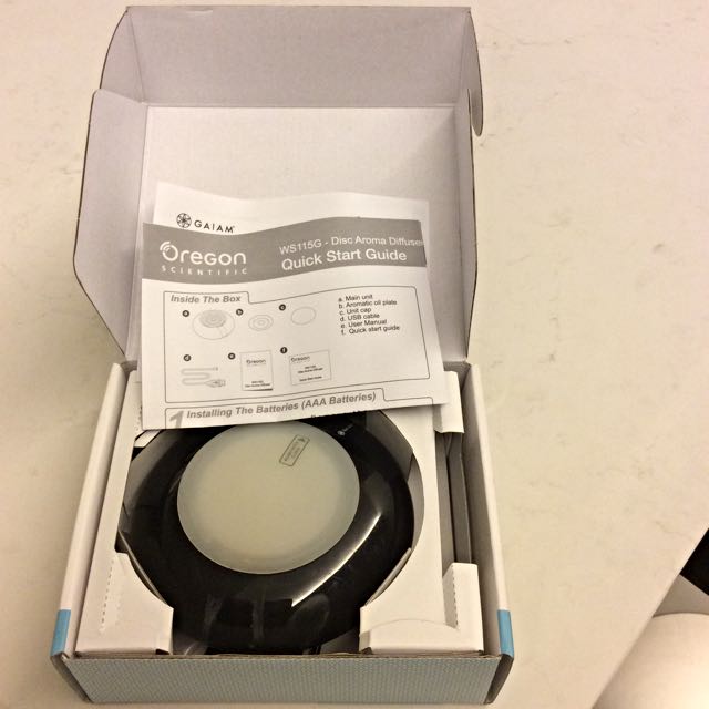 Oregon Scientific Disc Aroma Diffuser, Furniture & Home Living, Home ...