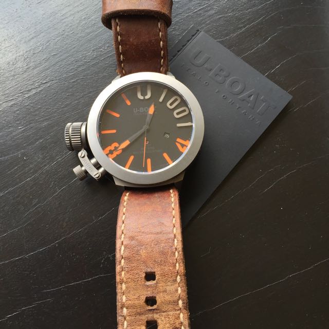 Authentic U-Boat Watch Limited Edition U1001 (Orange), Mobile Phones ...