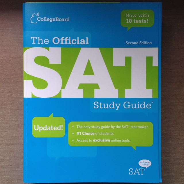 CollegeBoard’s The Official SAT Study Guide (2nd edition) WITH 10 ...