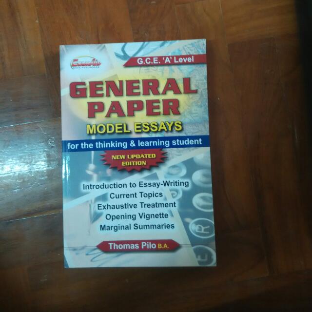 General Paper Model Essays, Hobbies & Toys, Books & Magazines ...