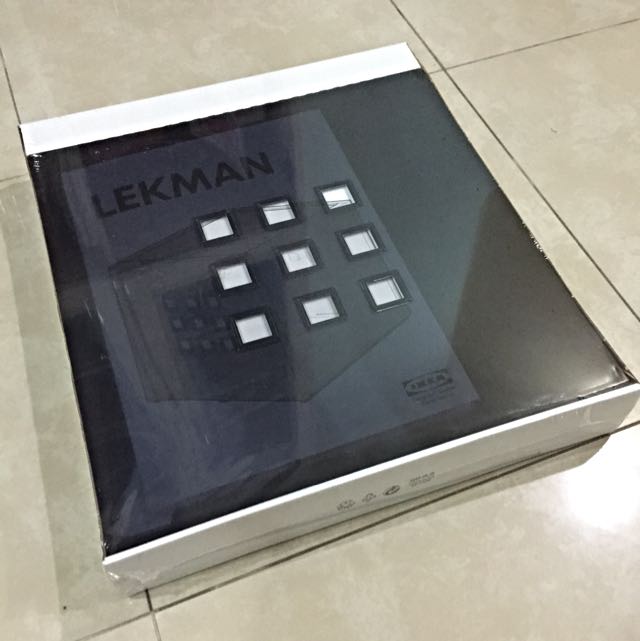 2 x IKEA LEKMAN Storage box (Dark grey), Furniture & Home Living, Home ...