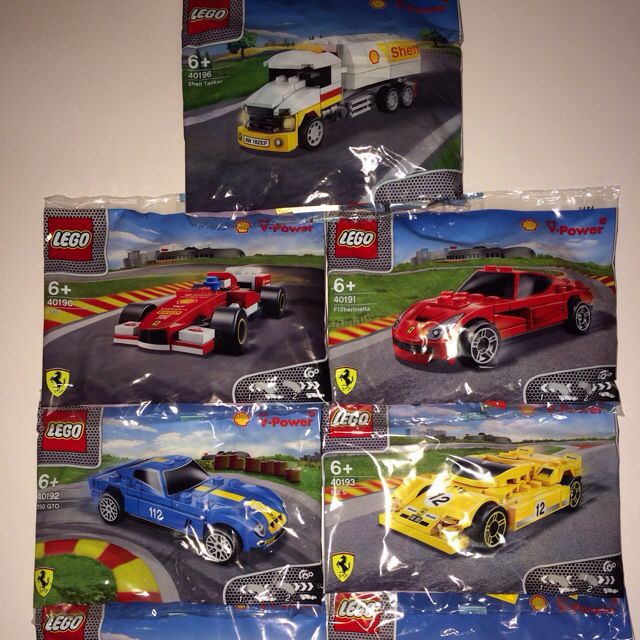 Shell Lego Ferrari Series 2 (Full Set), Hobbies & Toys, Toys & Games on ...