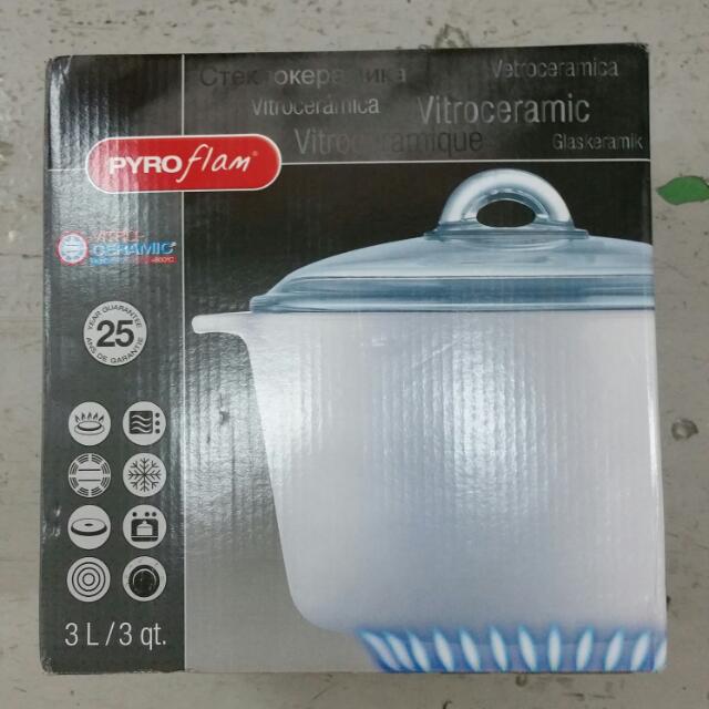 Pyrex Ceramic Cooker Pot, TV & Home Appliances, Kitchen Appliances ...