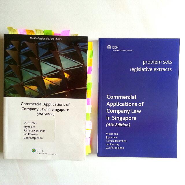 RMIT LAW2464 Singapore Company Law, Hobbies & Toys, Books & Magazines ...