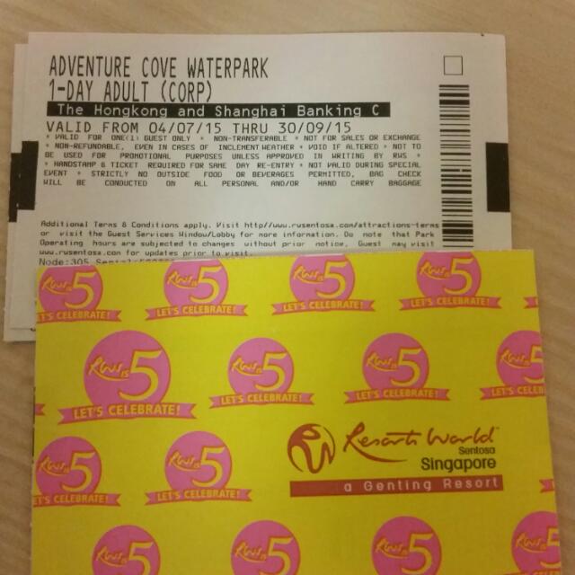 RWS Adventure Cove Waterpark, Tickets & Vouchers, Local Attractions ...