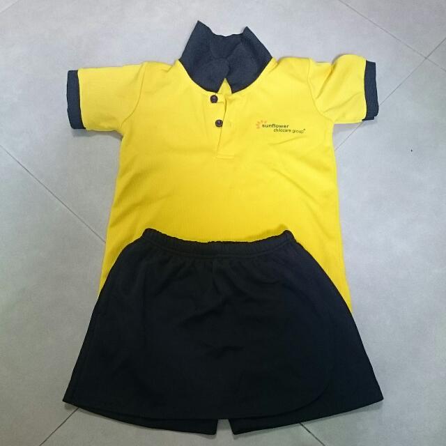 Sunflower Preschool Uniform For Girls(3sets), Babies & Kids, Babies ...