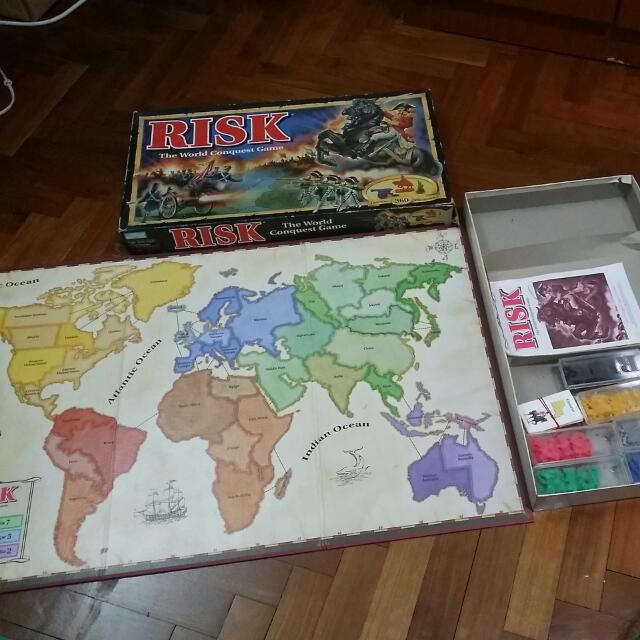 Vintage Risk Board Game Original, Hobbies & Toys, Toys & Games on Carousell