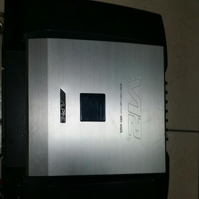 ALPINE MONO POWER AMPLIFIER MRD-M605, Cars on Carousell