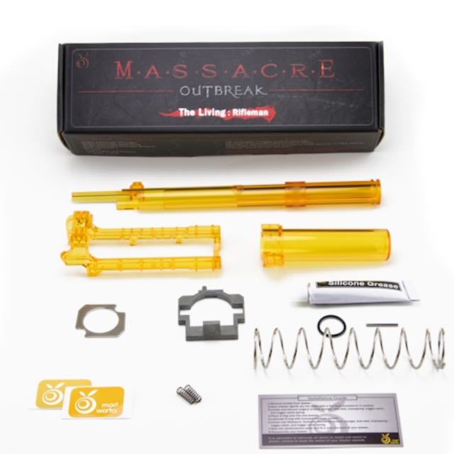 Orange Mod Works Massacre Kit For Nerf N-Strike Alpha Trooper, Hobbies ...