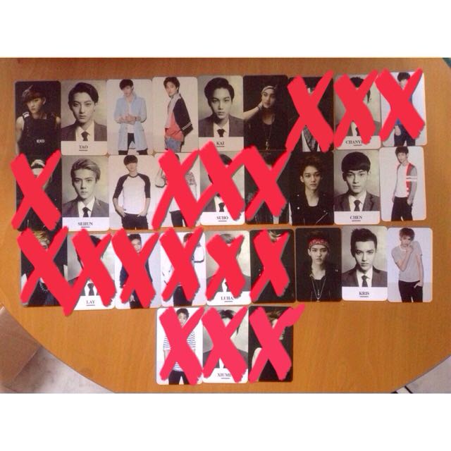 Exo Photocards, Hobbies & Toys, Memorabilia & Collectibles, K-Wave on ...