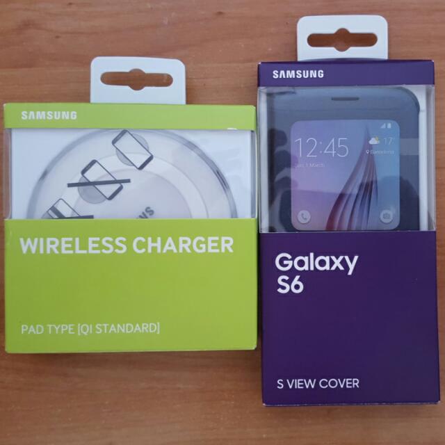 Original Samsung Wireless Charger And S View Cover, Computers & Tech ...