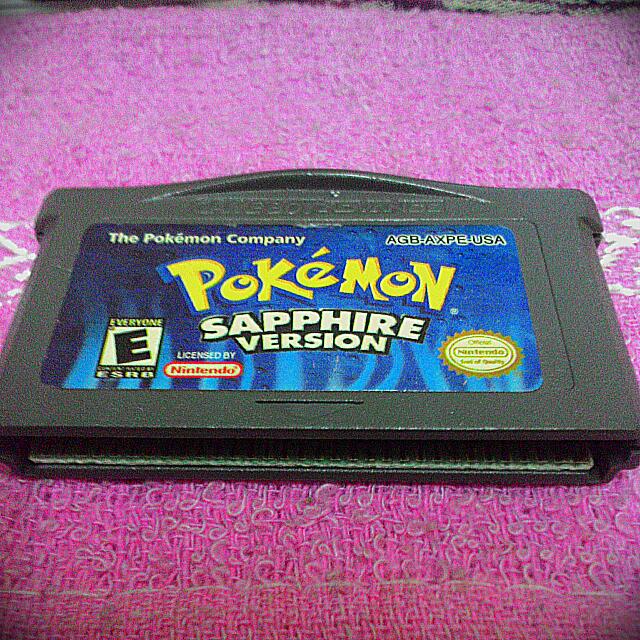 Pokemon Sapphire Version For GBA, Video Gaming, Video Games, Nintendo ...