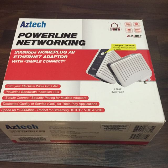 Aztech Powerline Networking, Computers & Tech, Parts & Accessories ...
