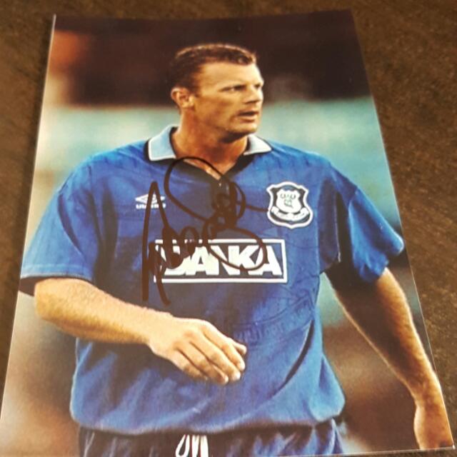 Everton FC Legend Graham Stuart Memorabilia, Men's Fashion, Coats ...
