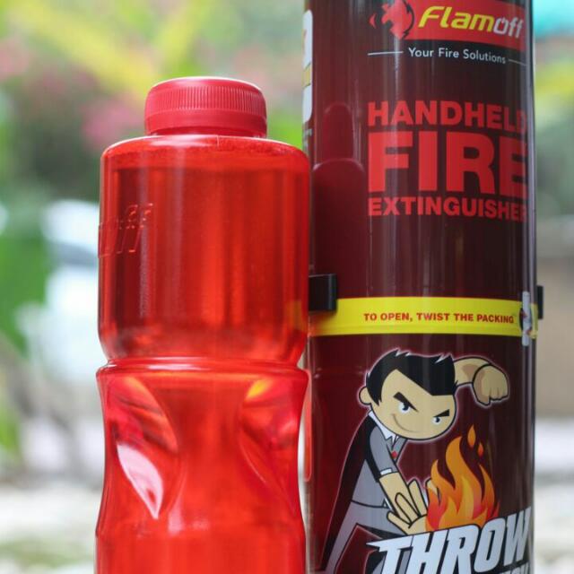 FLAMOFF Throwable Fire Extinguisher For Home & Office Use, Health & Nutrition, Medical Supplies ...