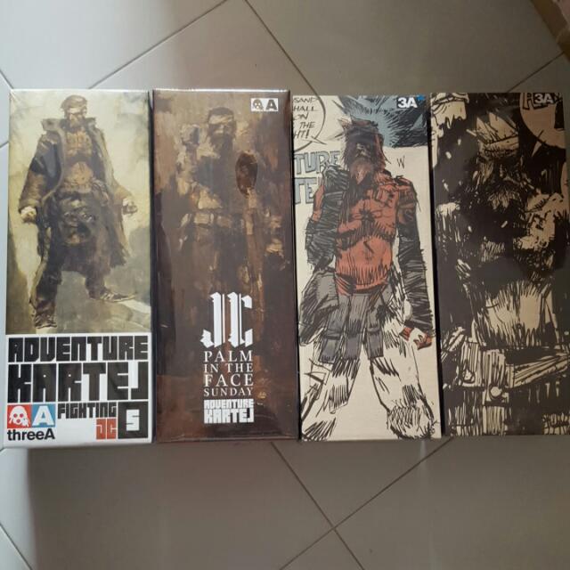 Threea 3A Adventure Kartel 1/6 Fighting Jc Set Of 4, Hobbies & Toys ...