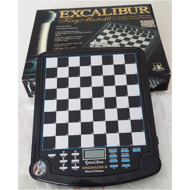 Excalibur King Master III Electronic Chess and Checker Game, Hobbies ...