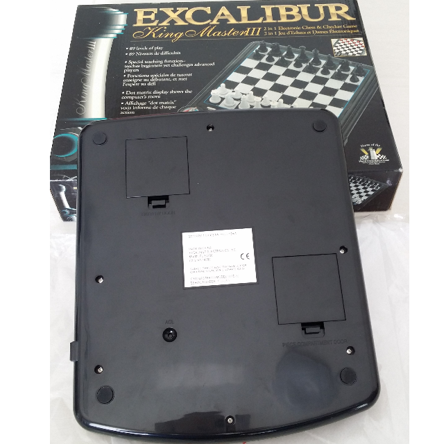 Excalibur King Master III Electronic Chess and Checker Game, Hobbies ...