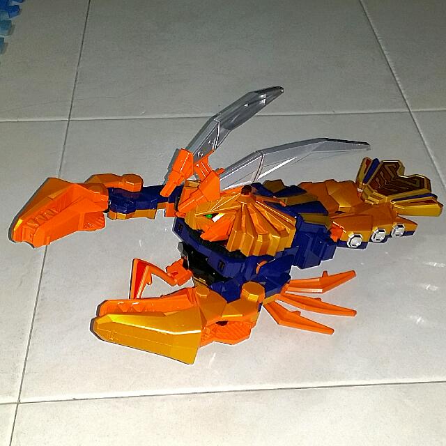 Shinkenger Ebi Origami Daikai-oh Samurai Claw Zord DX Original Japanese ...