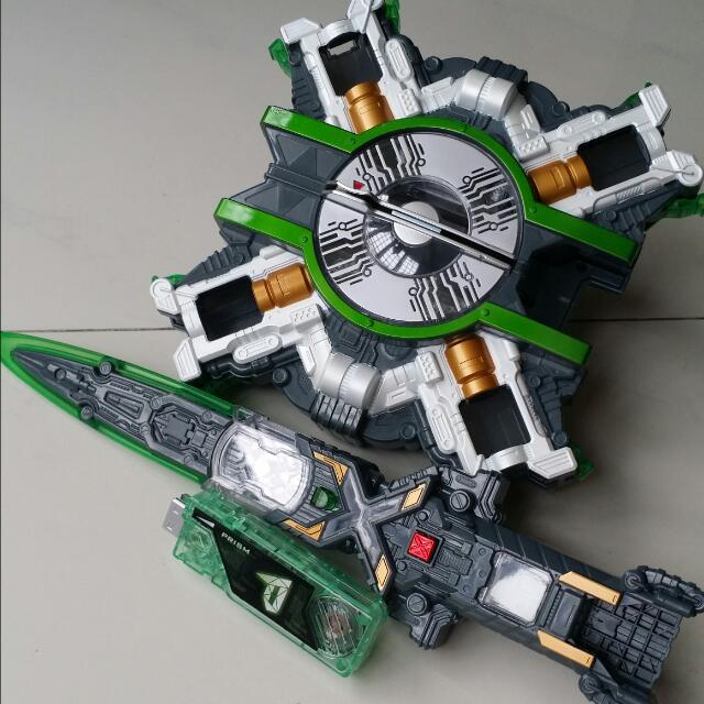 Masked Kamen Rider W Double DX Prism Bicker Shield Sword Weapon W ...