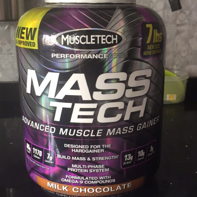 Muscletech Mass Tech Gainer, Health & Nutrition, Health Supplements ...
