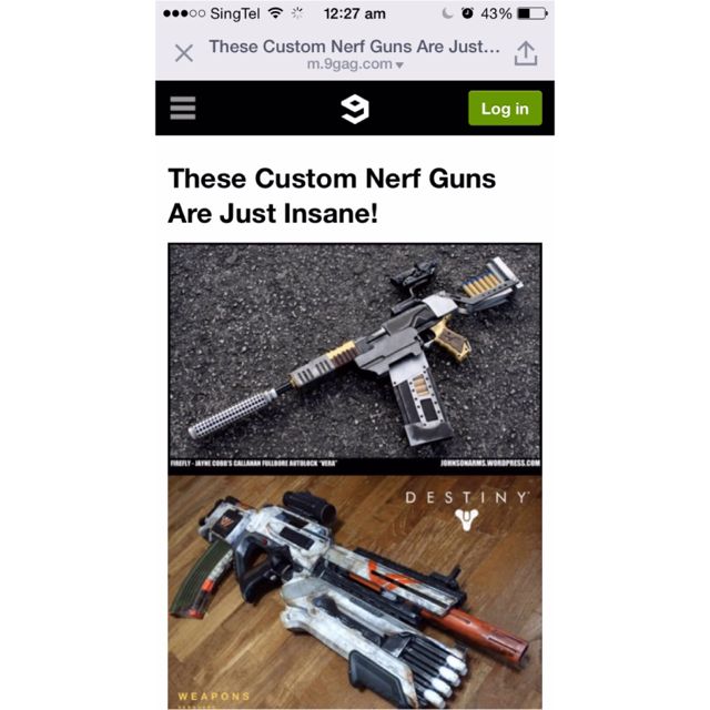 Nerf Vanguard Pulse Rifle (Destiny), Hobbies & Toys, Toys & Games on ...