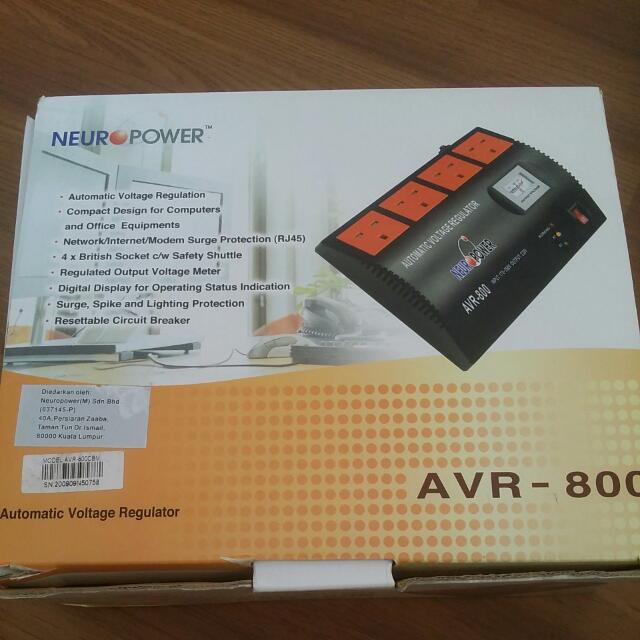 NeuroPower Automatic Voltage Regulator AVR 800, Everything Else on ...