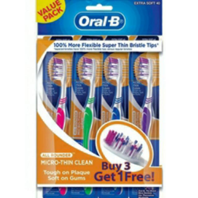 Oral-B Complete Micro-Thin Clean (VALUE PACK), Beauty & Personal Care ...