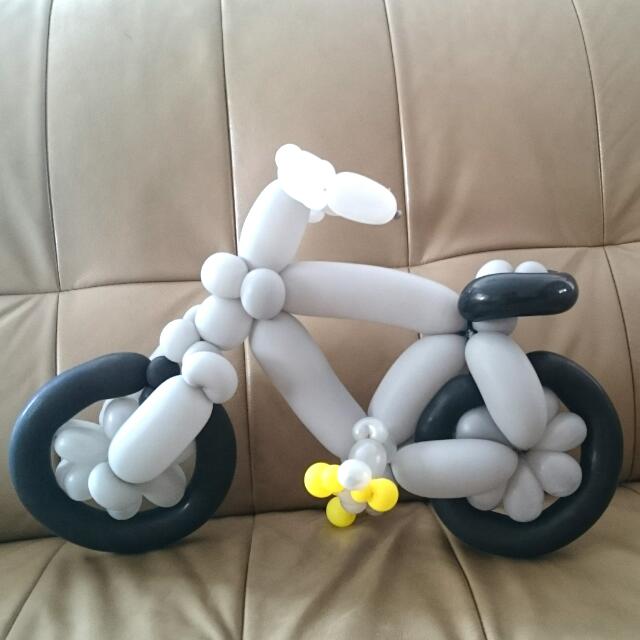 Balloon Bicycle, Hobbies & Toys, Stationery & Craft, Occasions & Party Supplies on Carousell