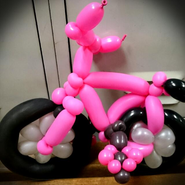 Balloon Bicycle, Hobbies & Toys, Stationery & Craft, Occasions & Party Supplies on Carousell