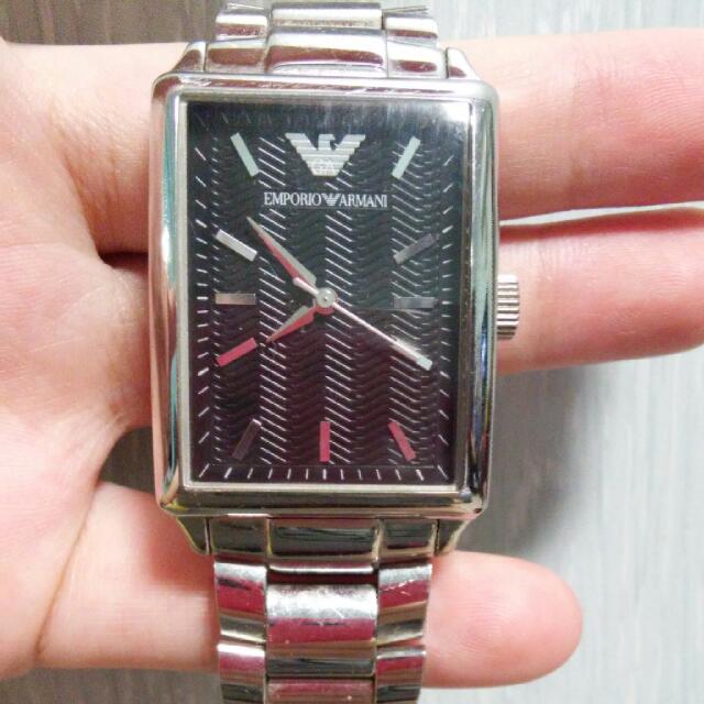 Emporio Armani Classic Mens Watch AR0418 Wrist Watch, 59% OFF