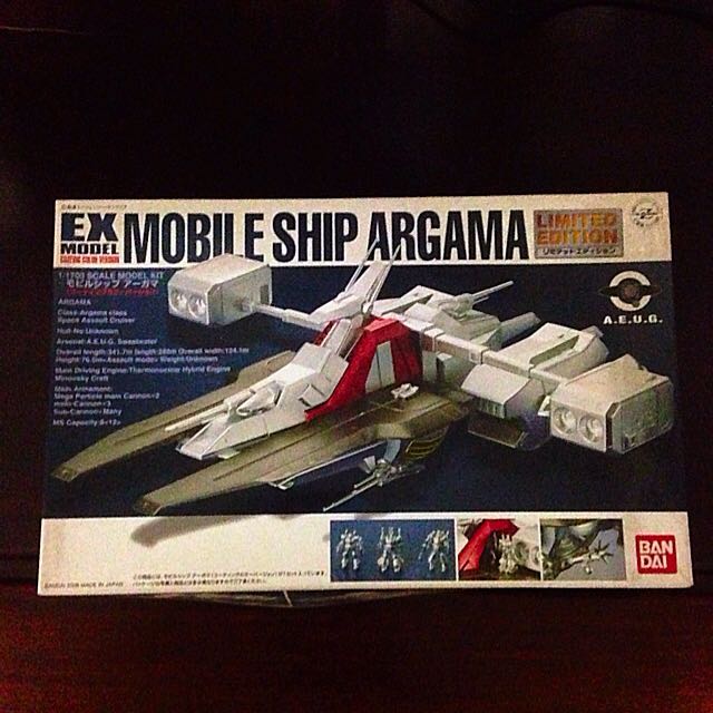 Limited Edition Gundam Mobile Ship Argama Model Kit, Hobbies & Toys ...
