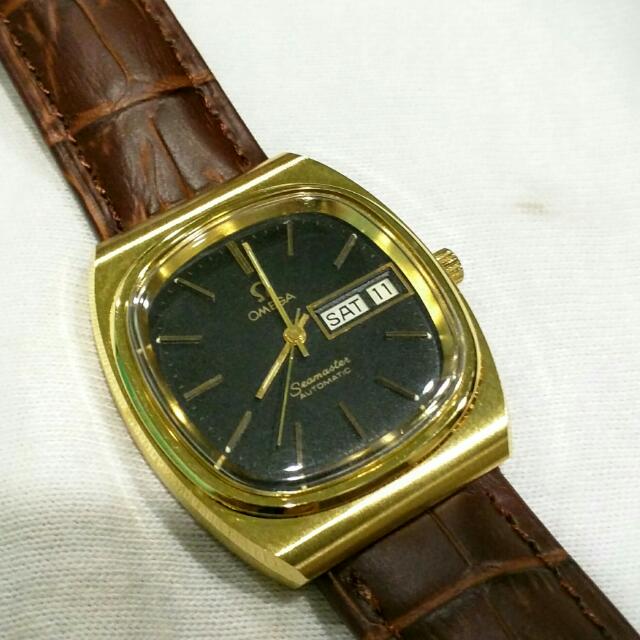 Omega Seamaster Square Gold Case / Automatic / Day & Date., Luxury ...