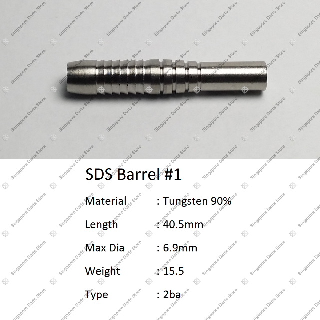 SDS #1 Tungsten Barrel, Singapore Dart Store Barrel #1, Furniture ...