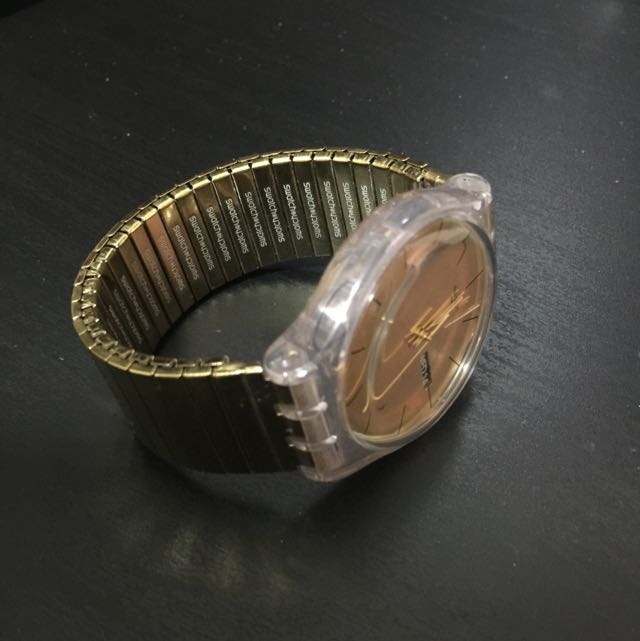 Swatch Gold, Men's Fashion, Watches & Accessories, Jewelry on Carousell