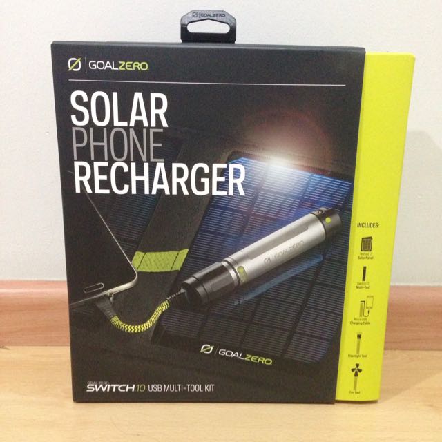 Goal Zero (21013) Switch 10 USB Recharger and Solar Panel Multi-Tool ...