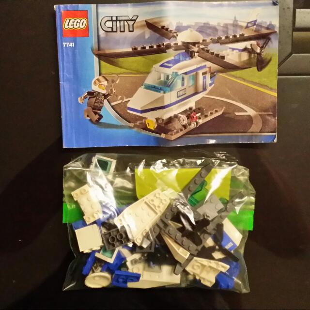 Lego City 7741 Police Helicopter, Hobbies & Toys, Toys & Games on Carousell