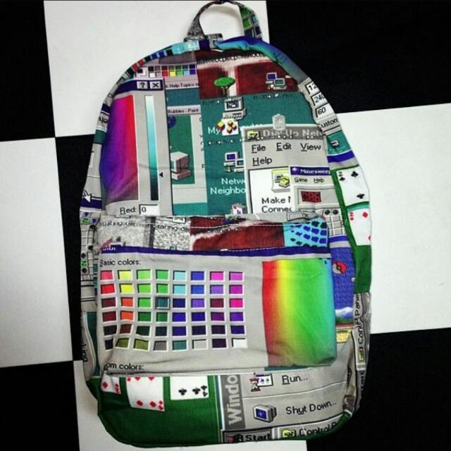 O-MIGHTY WINDOWS 95 BACKPACK, Women's Fashion, Bags & Wallets ...