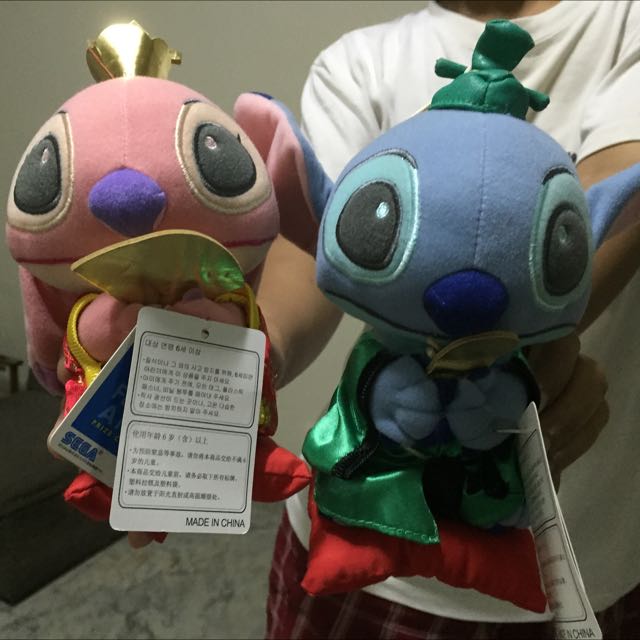 Prince Stitch & Princess Angel, Hobbies & Toys, Toys & Games on Carousell