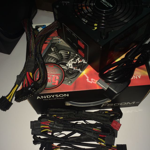 ANDYSON F500M MODULAR 500W PSU, Computers & Tech, Parts & Accessories ...