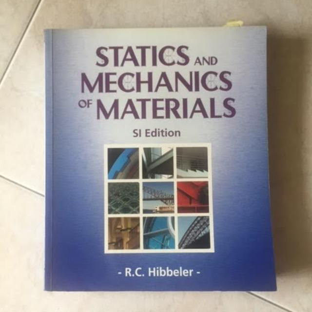 (Engineering students!) Statics and Mechanics Of Materials SI Edition by R.C. Hibbeler, Hobbies ...