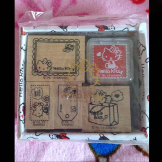 Hello Kitty Stamp Set with Ink Pad, Hobbies & Toys, Toys & Games on ...