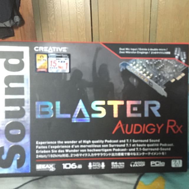 Sound Blaster Audigy Rx 7.1, Computers & Tech, Parts & Accessories, Networking on Carousell
