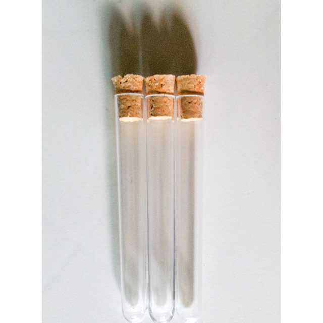 Test Tube With Cork Stopper Plastic PS 4-Inch (10cm), Design & Craft on ...