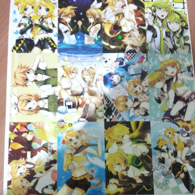 Vocaloid Kagamine Rin Len Ez-link Card Sticker, Hobbies & Toys ...