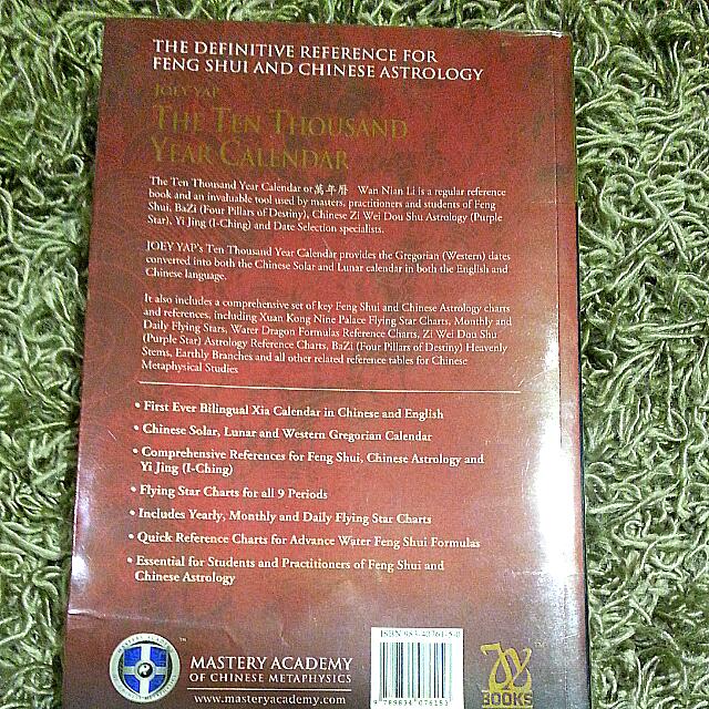 Joey Yap's 10 Thousand Year Calendar, Hobbies & Toys, Books & Magazines ...