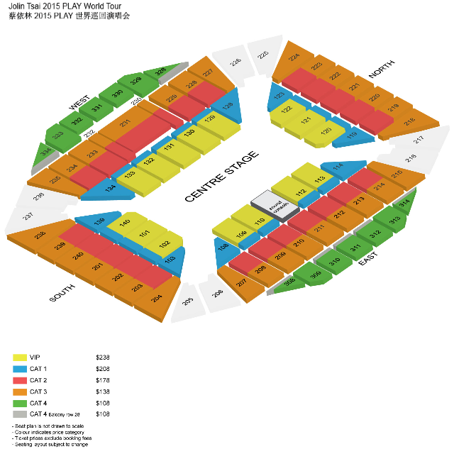 Jolin Tsai Play World Tour - CAT 1 Tickets for Sale (Last minute ...